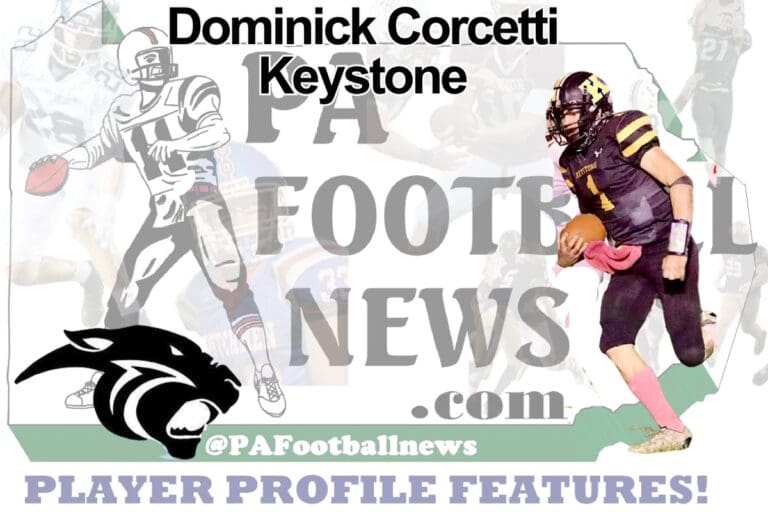2026 PFN Player Profile: Dominick Corcetti-QB/SS-Keystone – PA Football ...
