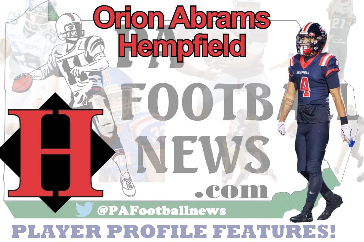 2026 PFN Player Profile: Orion Abrams-WR/S-Hempfield – PA Football News
